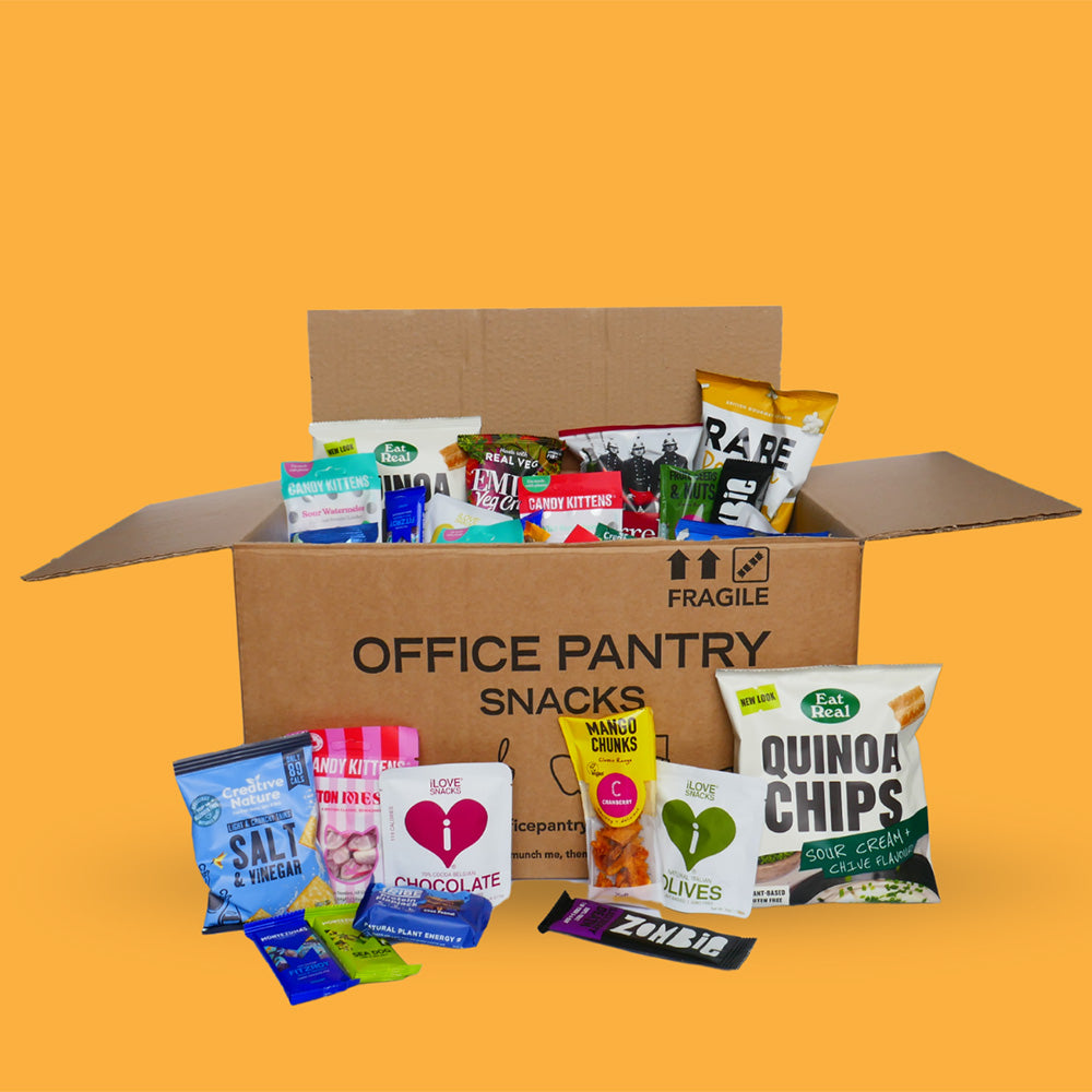 Office Pantry Vegan Snack Pack (c. 90 snacks) – The Fruit and Veg Man